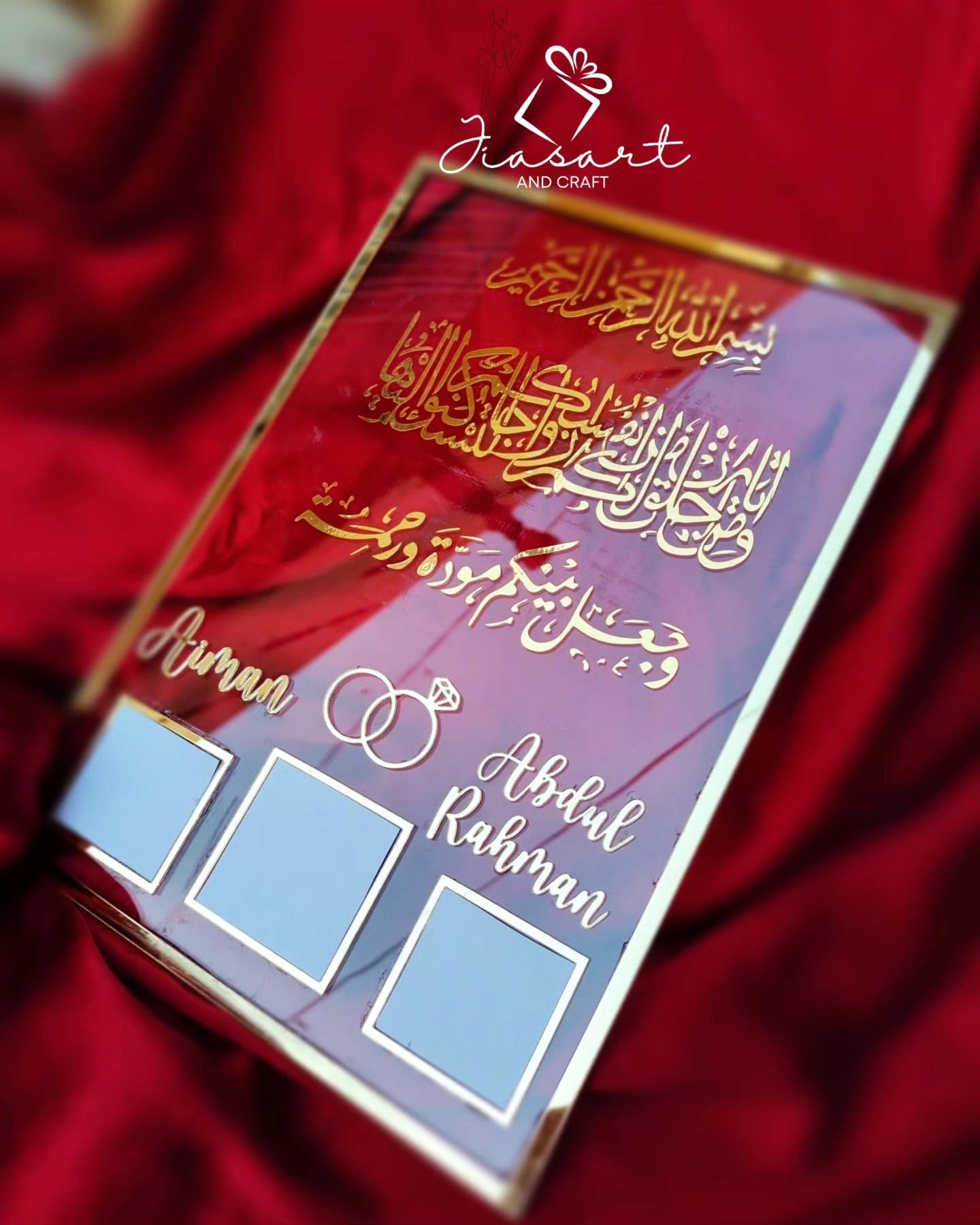 Transparent Thumb Board With Gold Writting – Jia's Craft
